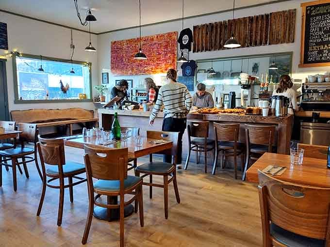 Bright, airy, and buzzing with happy breakfast seekers who've discovered Philomath's not-so-secret culinary treasure.