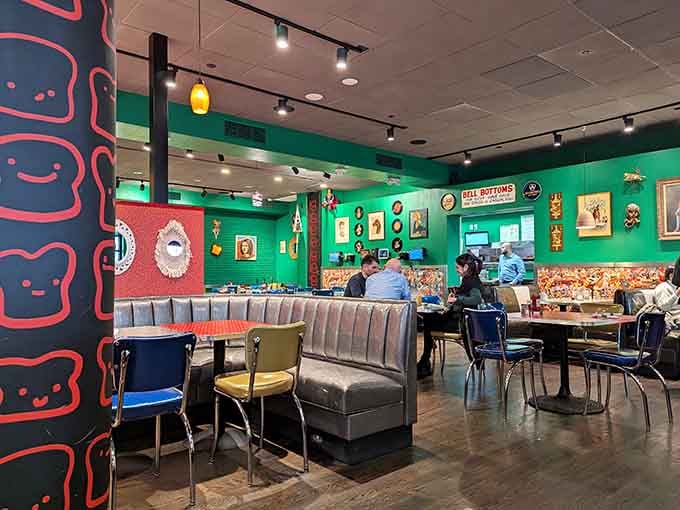 Step inside and your eyes don't know where to land first amid this glorious explosion of nostalgia.