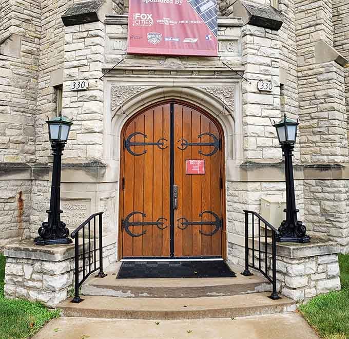 Those ornate wooden doors with wrought-iron hardware practically whisper "adventure awaits" as you approach the entrance.