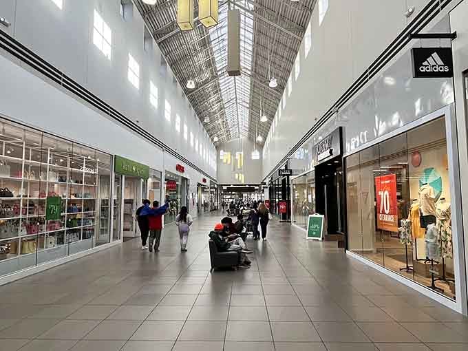 Those skylights aren't just for show, they're turning bargain hunting into an actual pleasant experience with natural light.