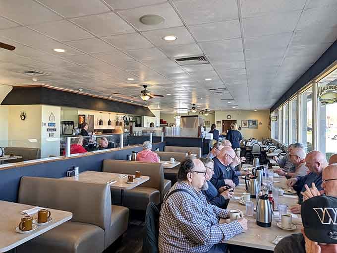 Cozy booths filled with happy locals who've clearly discovered where Green Bay keeps its breakfast secrets.