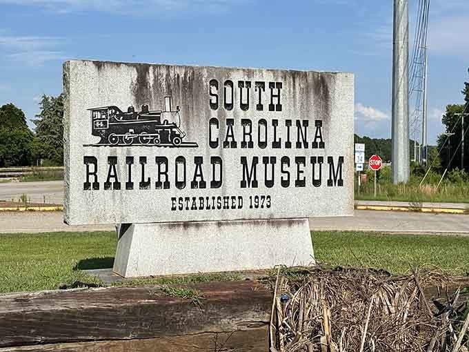 This weathered sign has welcomed train enthusiasts since the Nixon administration, and it's still going strong.