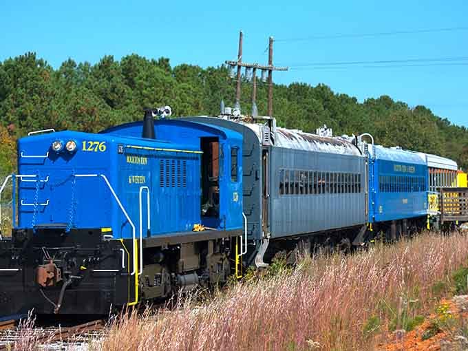 This brilliant blue diesel beauty proves that not all vintage trains need to puff smoke to steal hearts.