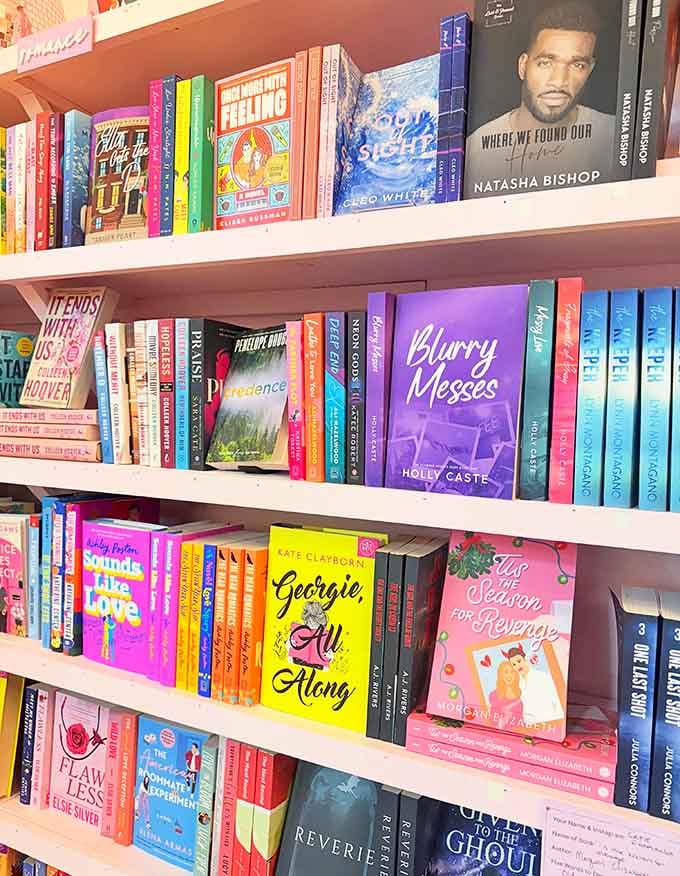 Color-coordinated book shelves that'll make your heart sing and your Instagram followers incredibly jealous.