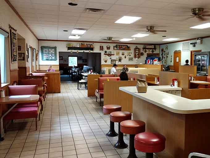 Classic diner vibes meet serious comfort food in a space where spinning stools and booth seating feel like home.