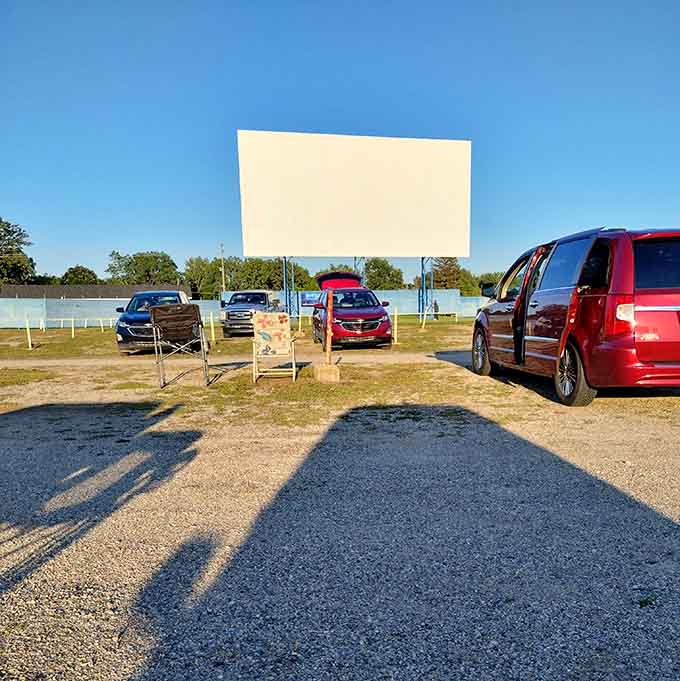 Stake your claim with lawn chairs and blankets because the best seats aren't inside, they're right here.