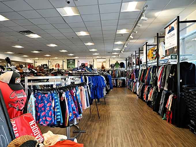 Racks so organized and well-lit, you'll forget you're hunting for bargains instead of paying full price.