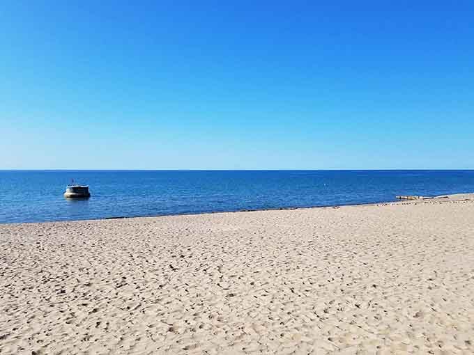 Miles of pristine sand stretch before you like nature's invitation to kick off your shoes and stay awhile.