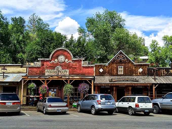 These aren't Hollywood facades; they're actual businesses where real people work, proving theme towns can have soul after all.