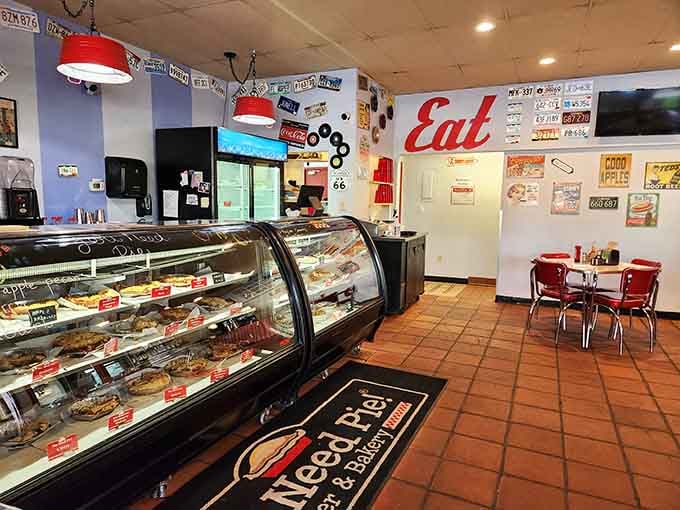 Step inside and find yourself transported to 1955, complete with pie case that belongs in a museum.