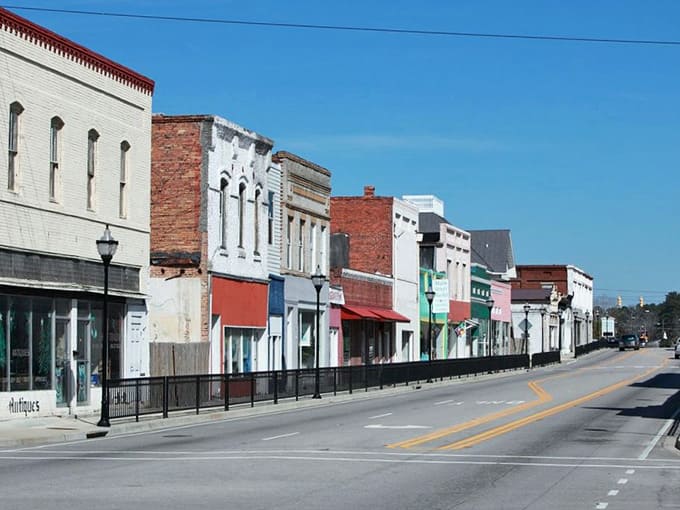 Bamberg's pastel-painted storefronts bring cheerful color to this quiet downtown where everyone still knows your name by heart.