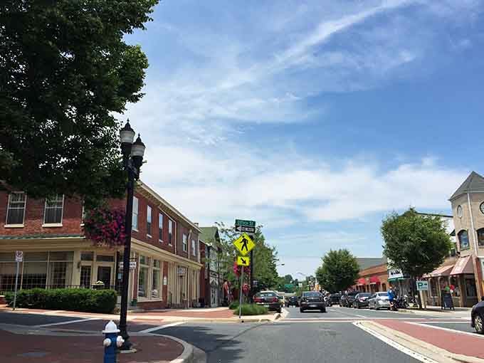 Bel Air's tree-lined streets invite leisurely strolls where every corner reveals another charming architectural detail worth admiring.