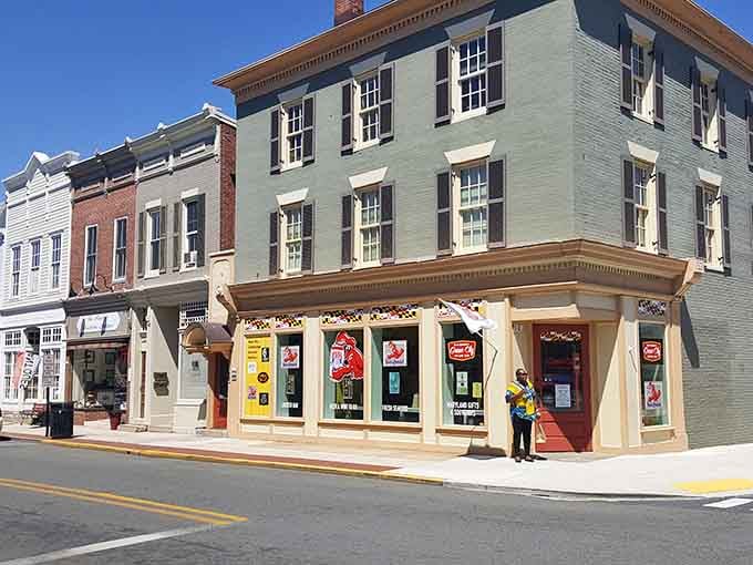 Corner buildings with character like this remind you why people fell in love with small towns originally.