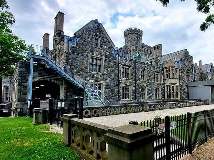 The stone fortress vibes are strong here, with walls thick enough to make any medieval knight feel right at home.