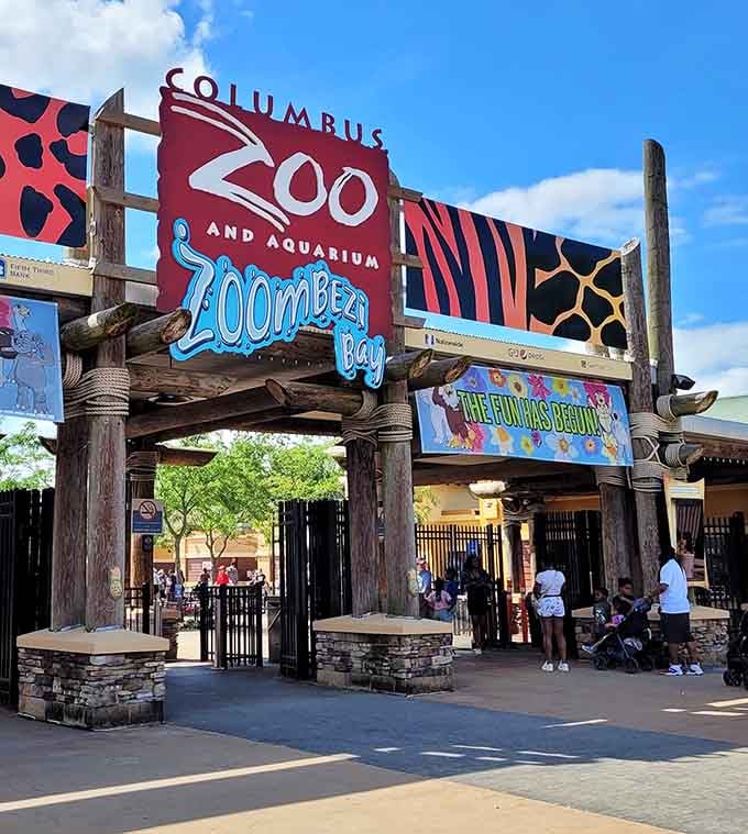 The colorful entrance to Zoombezi Bay promises the kind of family fun that creates memories for years.