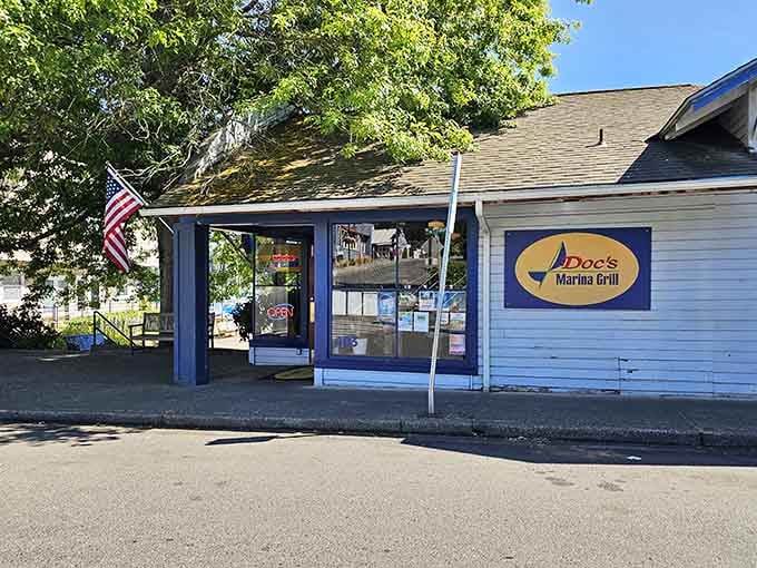 When the American flag is flying and the door is open, you know good things are happening inside.