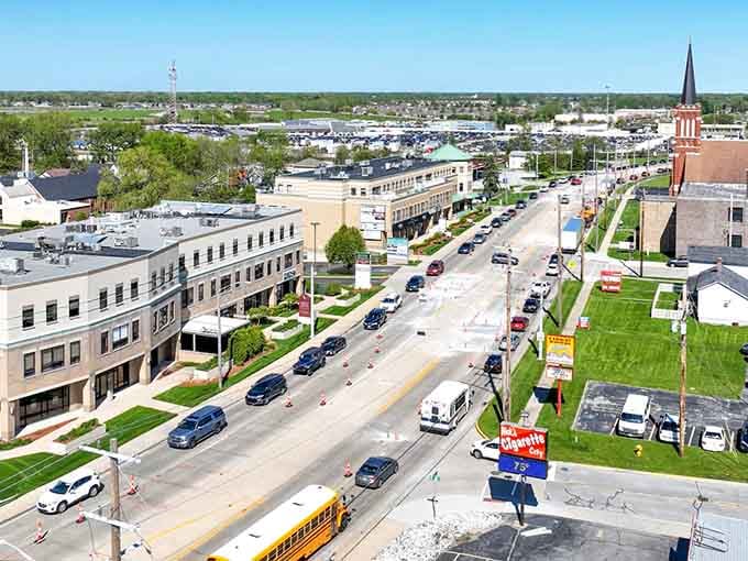 Wide boulevards and thoughtful planning show what happens when a community values both progress and the people who live there.