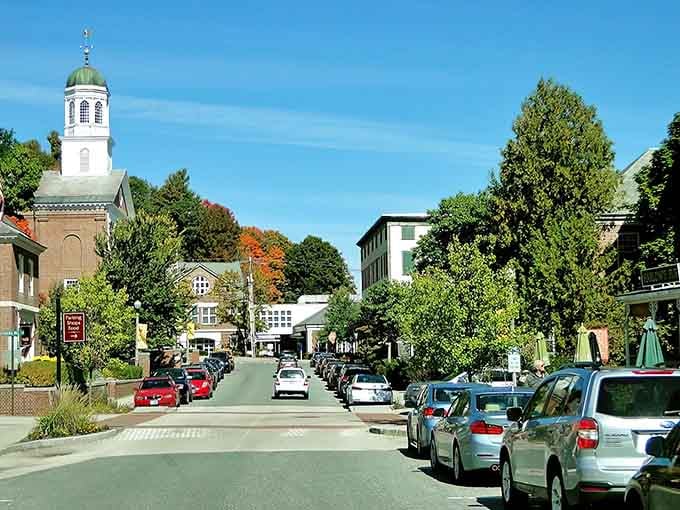 When the church steeple peeks over the treetops, you know you've found a place worth exploring.