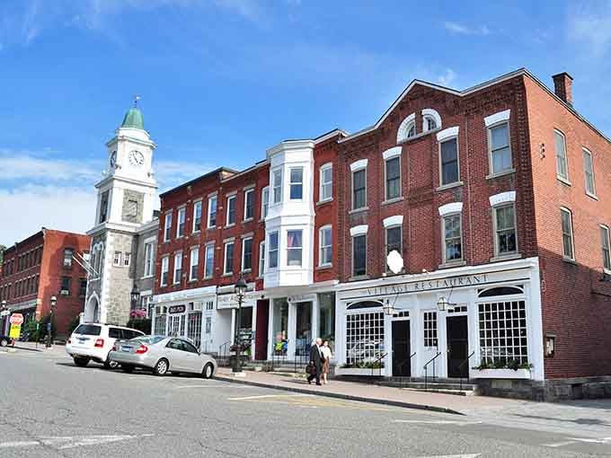 That elegant clock tower has been keeping time in Litchfield since neighbors actually borrowed cups of sugar regularly.