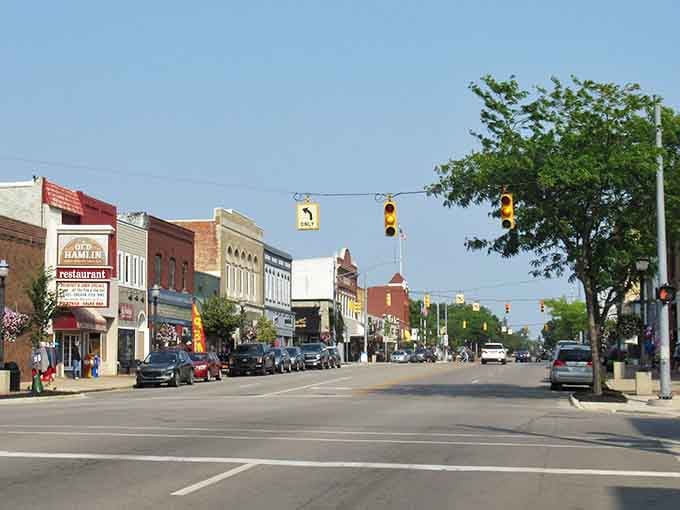 Wide streets and classic architecture create the perfect backdrop for discovering small-town charm and local treasures.