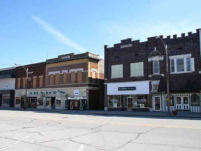 Historic buildings line quiet streets where your biggest decision is which local shop to visit first today.