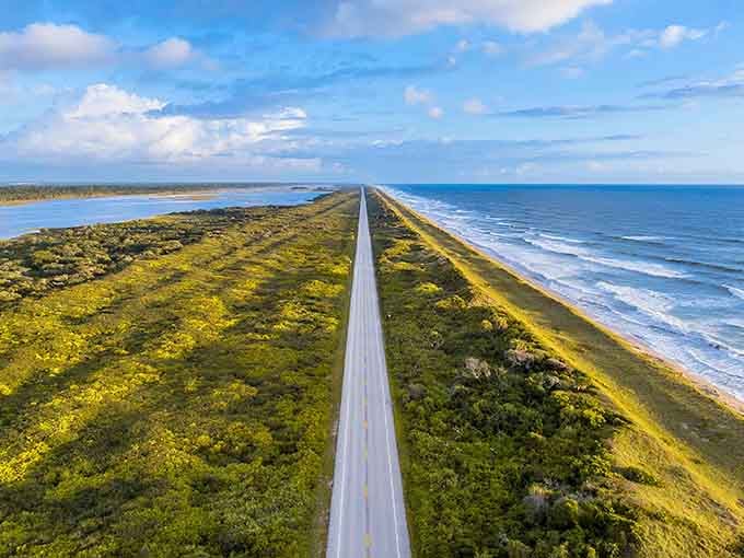 One side ocean, one side coastal charm &ndash; this scenic stretch proves the journey beats the destination every single time.