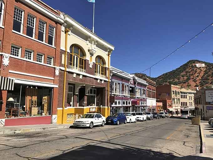 The mountain backdrop frames this artsy town perfectly, where every street corner reveals another splash of color.