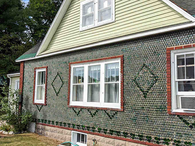 Every bottle carefully placed, every surface catching light&mdash;this home sparkles like a jewel box in the sunshine.