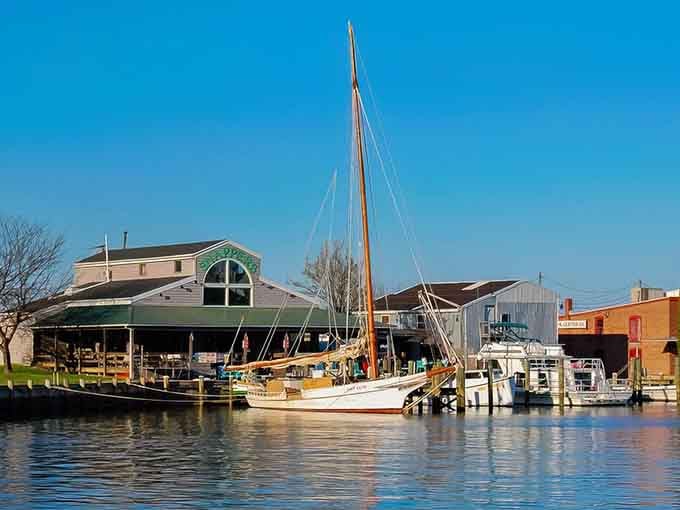 When sailboats outnumber traffic jams, you know you've found the right kind of waterfront dining destination.