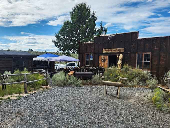 Under that big desert sky, this weathered outpost promises portions so generous you'll need a cowboy's appetite.