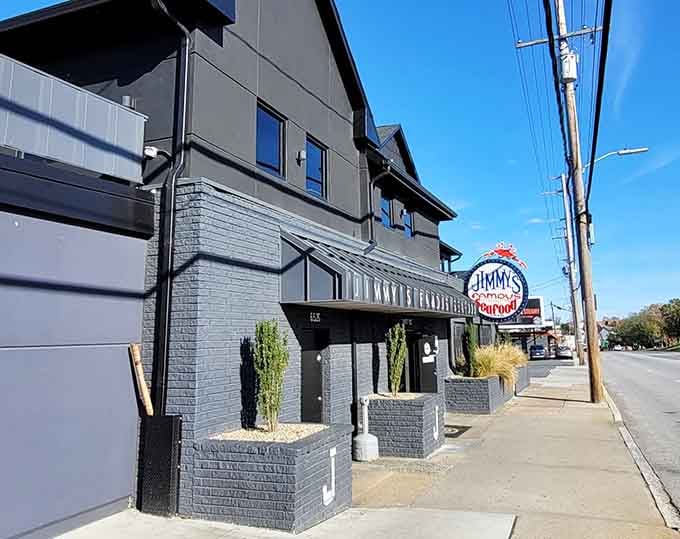 The sleek contemporary exterior hints at the social media-famous seafood treasures hiding inside this Baltimore favorite.