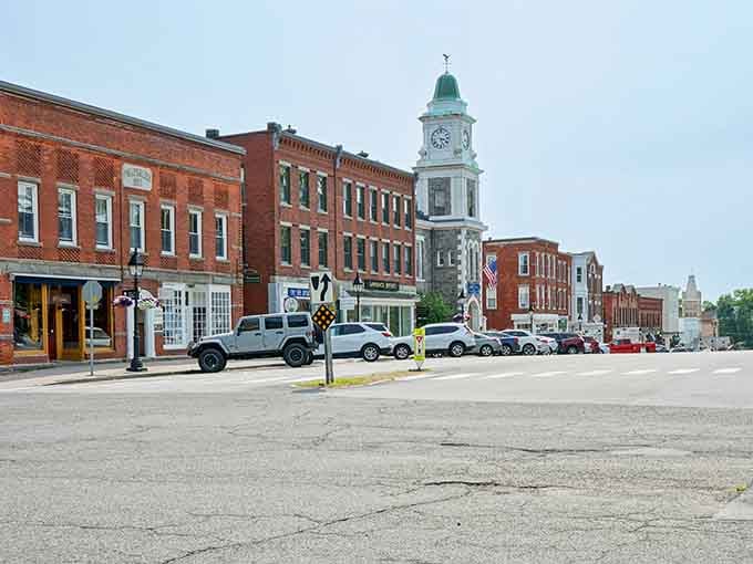Wide streets and historic buildings create a Main Street America vibe that Norman Rockwell would've loved painting.