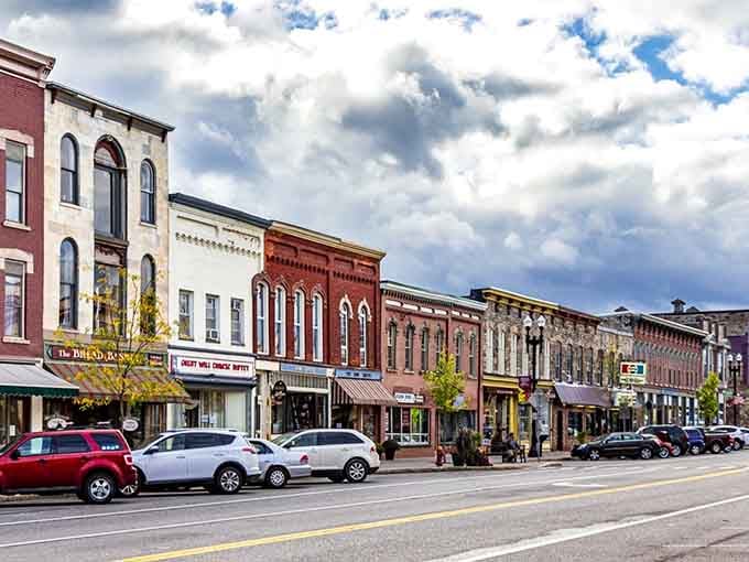Main Street under dramatic skies &ndash; it's like watching the opening credits of a classic film.