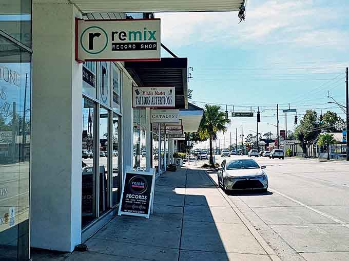 Mills Avenue's creative heart beats strong here, where the sidewalk leads straight to your next musical obsession.