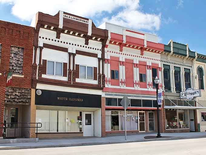 Pastel facades and vintage storefronts create a Main Street so charming, Norman Rockwell would've set up his easel here.