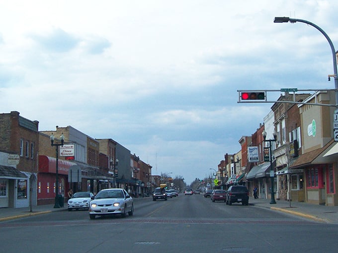The main drag stretches toward the horizon, inviting you to slow down and notice the details hiding in plain sight.