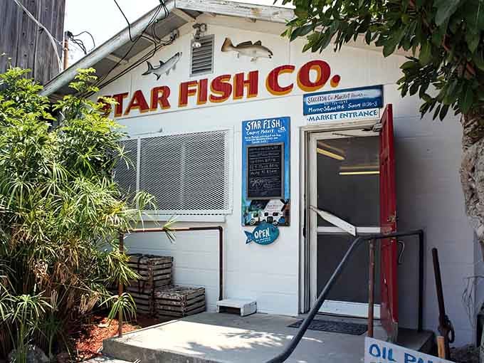 The humble entrance hides what locals have known forever: some of the freshest fish you'll ever taste.