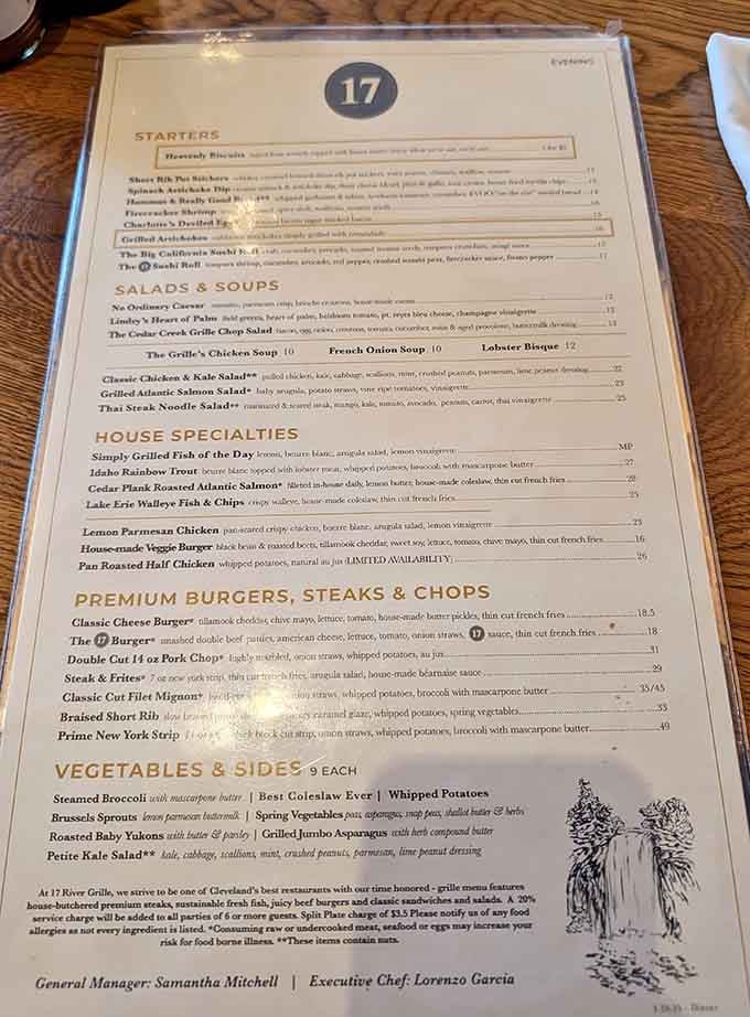 This menu reads like a greatest hits album, offering everything from comfort classics to upscale adventures.