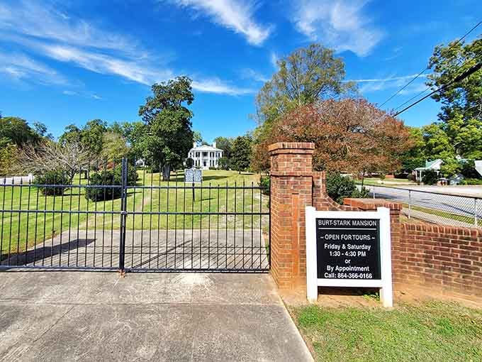 The Burt-Stark Mansion stands ready to transport you back to an era when architecture actually meant something.