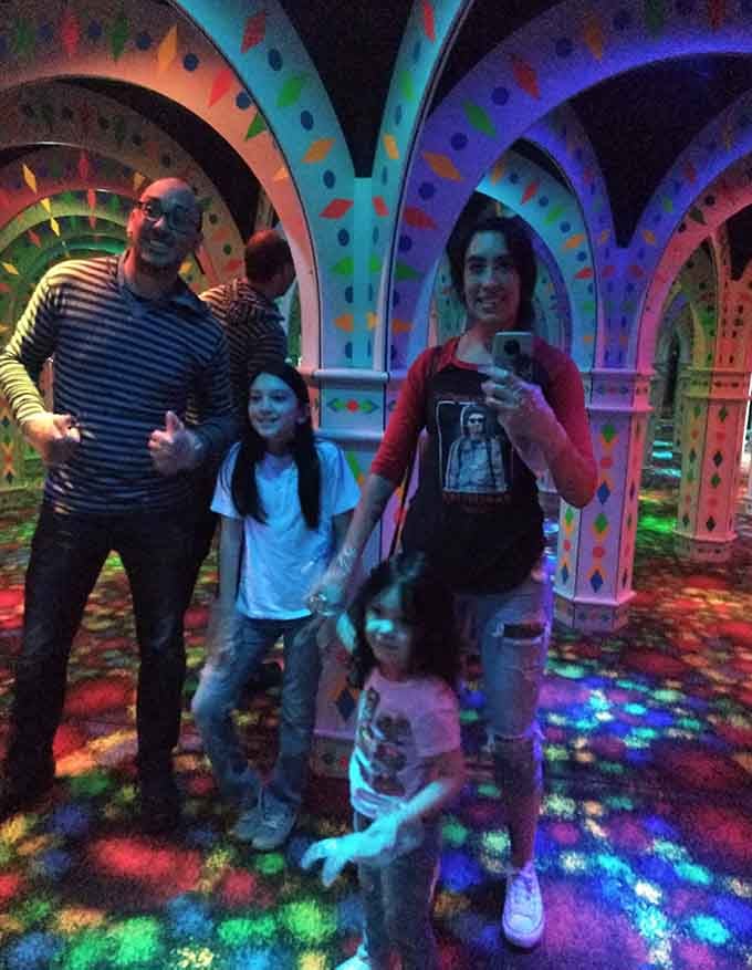 Family fun reaches new dimensions when everyone's trying to figure out which way is actually forward.