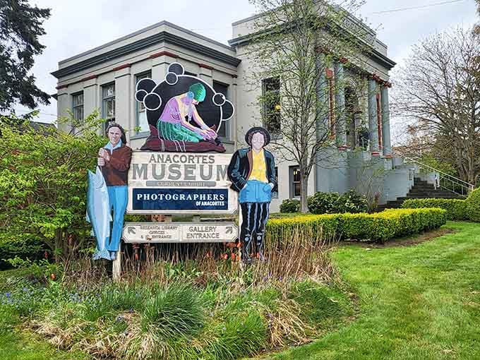 The Carnegie library building now houses artistic treasures, proving old buildings can definitely learn impressive new tricks.
