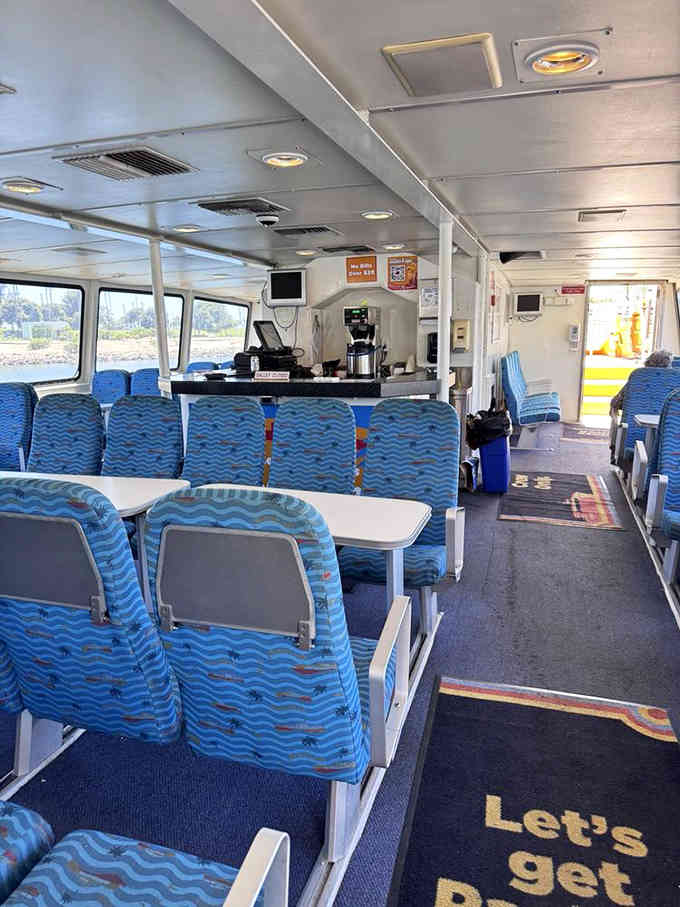 Inside, it's cleaner than your living room and more comfortable than most commutes you've ever taken, guaranteed.