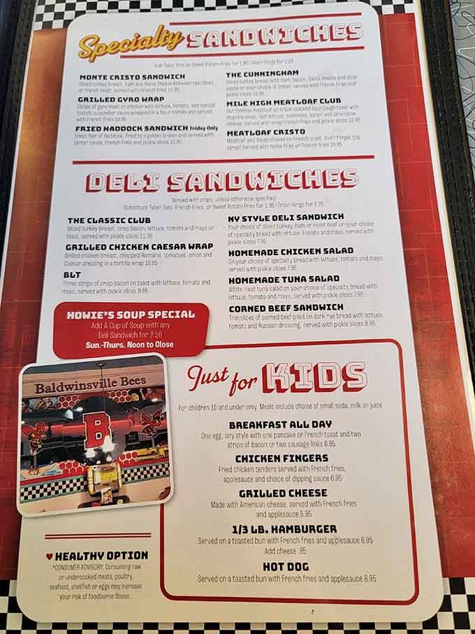 The menu reads like a greatest hits album, and trust us, every track is a certified banger.