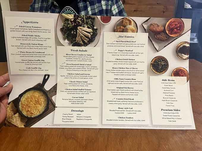 A menu that reads like your favorite comfort food playlist, complete with skillets and Southern classics done right.