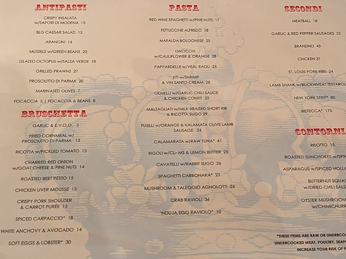 This menu reads like a greatest hits album, except every track is a chart-topper you'll want on repeat.