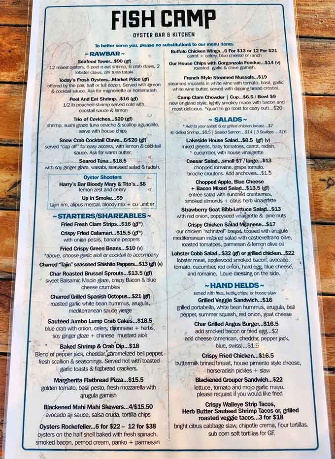 When a menu makes you want to order everything at once, you know you're in trouble.