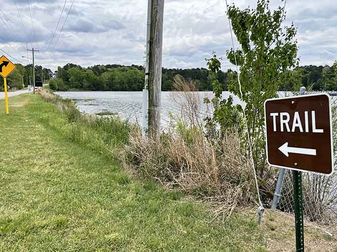 Follow the trail sign to waterfront serenity where your biggest decision is which bench to claim.