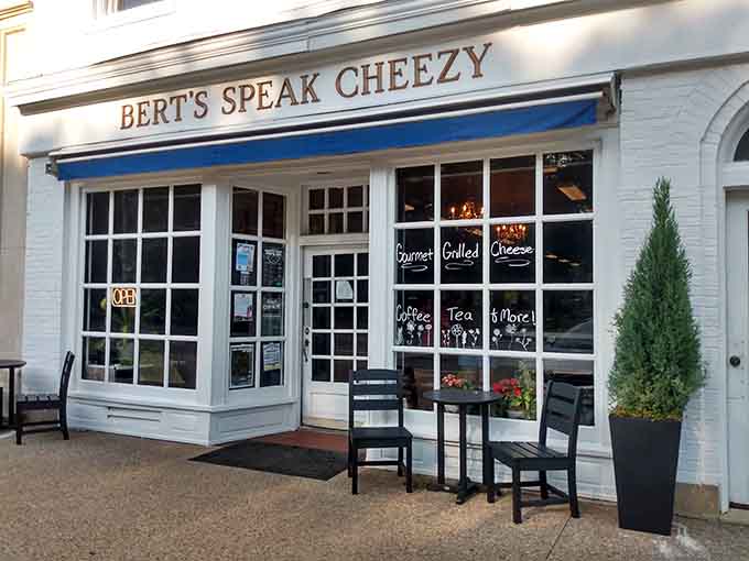Bert's Speak Cheezy turns the humble grilled cheese into gourmet glory, one melty masterpiece at a time.