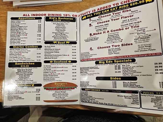 When the menu offers this many smoky options, decision-making becomes deliciously difficult but wonderfully rewarding.