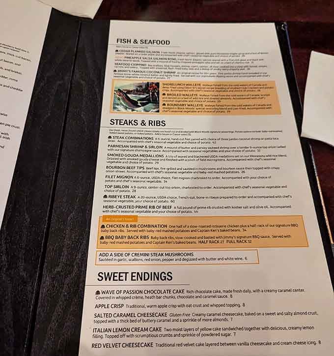 When the menu requires this much reading, you know the kitchen takes its job seriously&mdash;and deliciously.